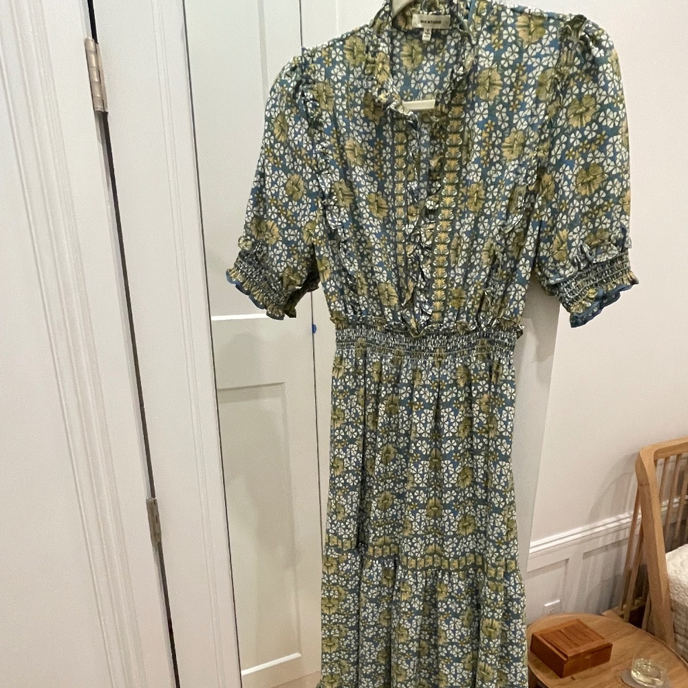 Max Studio Green Floral Maxi Dress - Gem